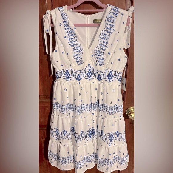 Melonie T | Dresses | Nwt Melonie Ivory Cornflower Dress | Poshmark